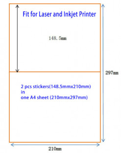 Blank Labels for Street Collection Buckets