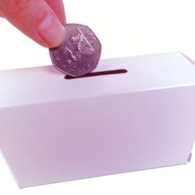 Cardboard Collection Boxes - Fundraising 365